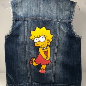 Jackets & Coats | Custom Lisa Simpson Jean Jacket | Poshmark
